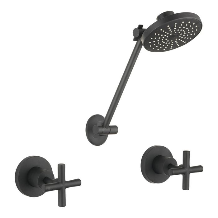 Mondella Resonance Matte Black 1/2 Turn Cross Handle All Directional ...