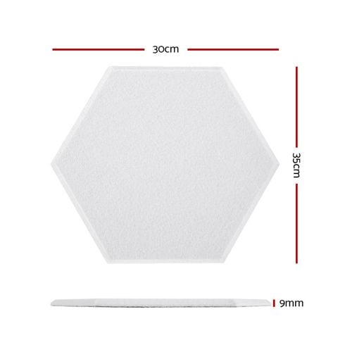 Alpha Acoustic Foam 12pcs 35x30x0.9cm Soundproof Absorption Panel ...