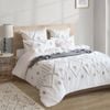 Renee Taylor Double Zuma Stone Washed Tufted Quilt Cover/Pillowcases ...