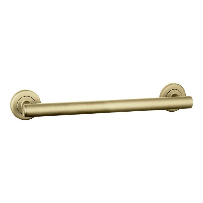 evekare 450mm Brushed Brass Linear Grab Rail - Bunnings Australia