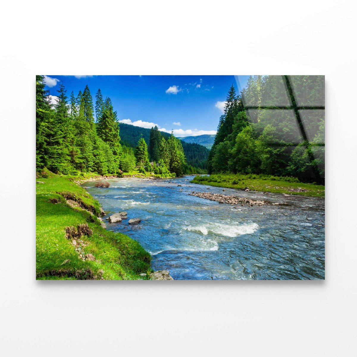 Mountain River Print 100% Australian Made 120 x 90cm (Acrylic ...