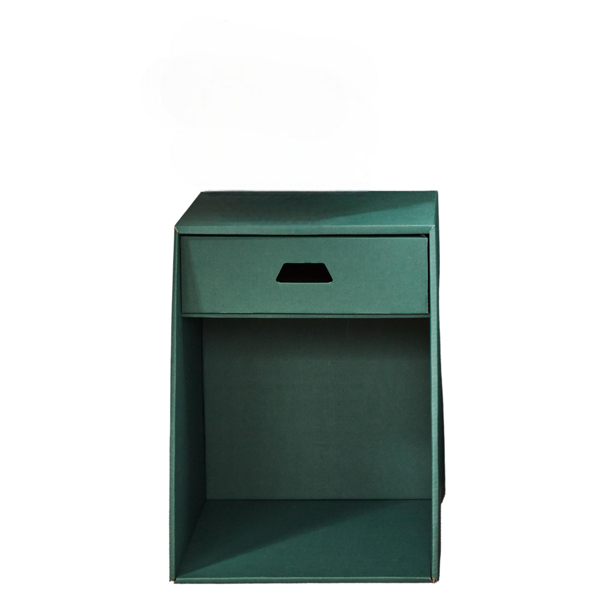 Yona Cardboard Bedside Table Forest Green Bunnings Australia