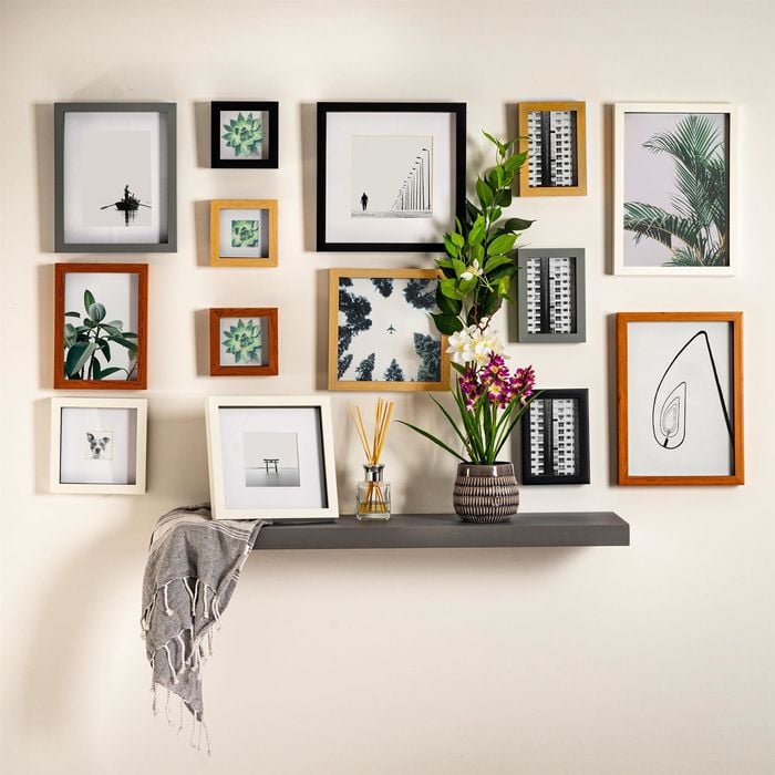 Nicola Spring Acrylic 3D Box Photo Frames with 8" x 8" Mounts - 10" x ...