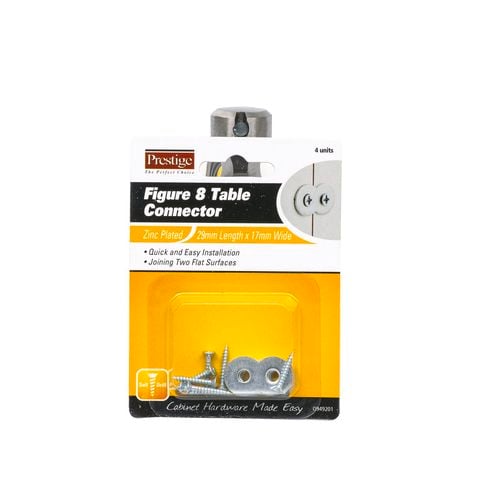 Prestige 29mm x 17mm Figure 8 Table Connectors - Bunnings Australia