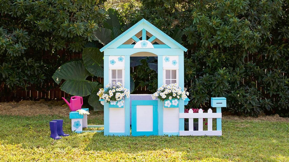 How To Give A Cubby House A Makeover - Bunnings Australia