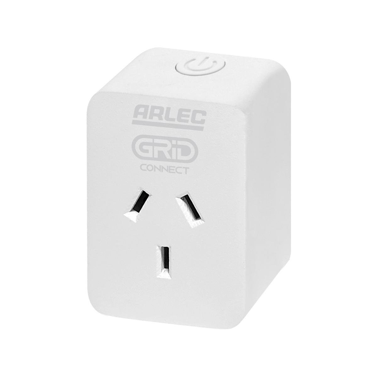 Arlec White Grid Connect Smart Plug in Socket with Energy Meter ...