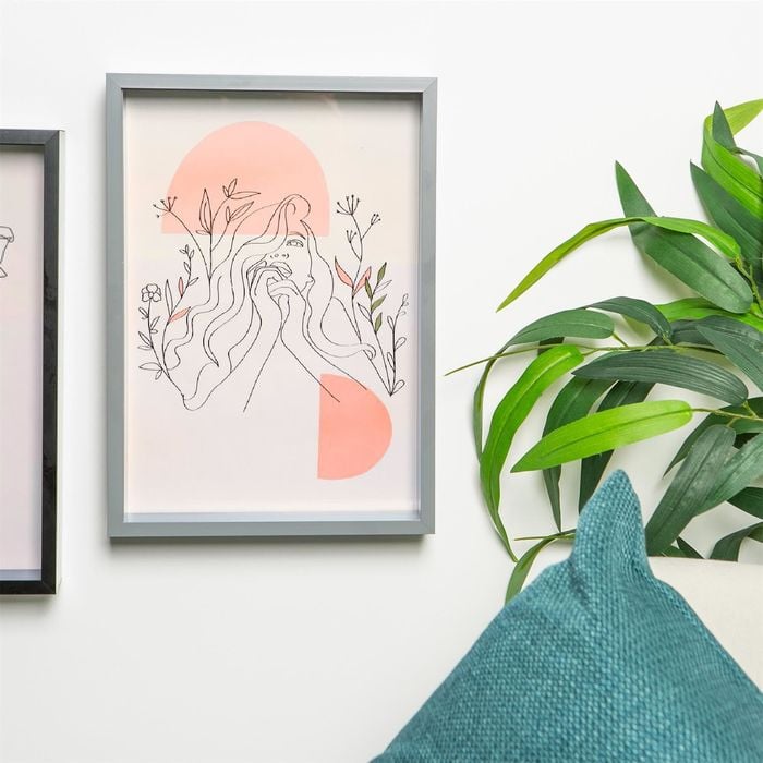 Nicola Spring 3D Deep Box Frames with A5 Mount - A4 (8" x 12") - Grey ...