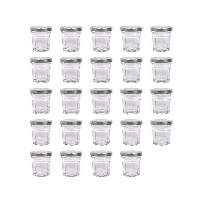 Argon Tableware Glass Jam Jars - 42ml - Pack of 24 - Bunnings Australia