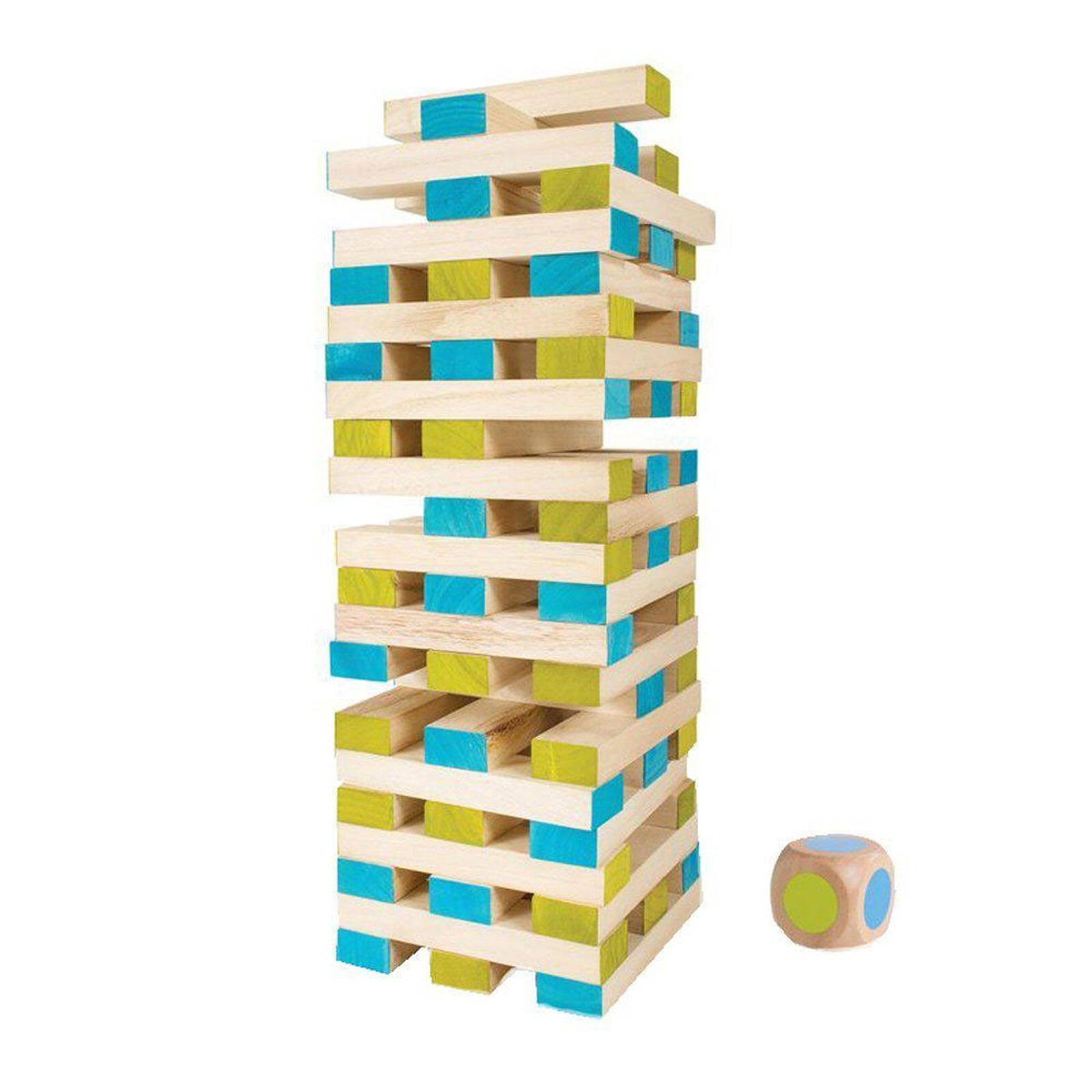 Colourful Giant Tumbling Tower by BS Toys. 50cm - 110cm+ - Bunnings ...