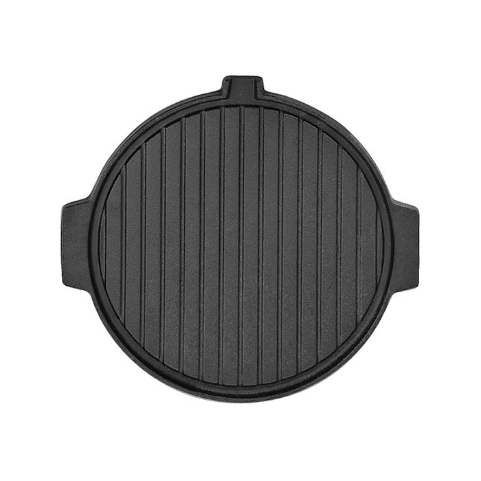 SOGA 30CM Round Cast Iron Korean BBQ Grill Plate - Bunnings Australia
