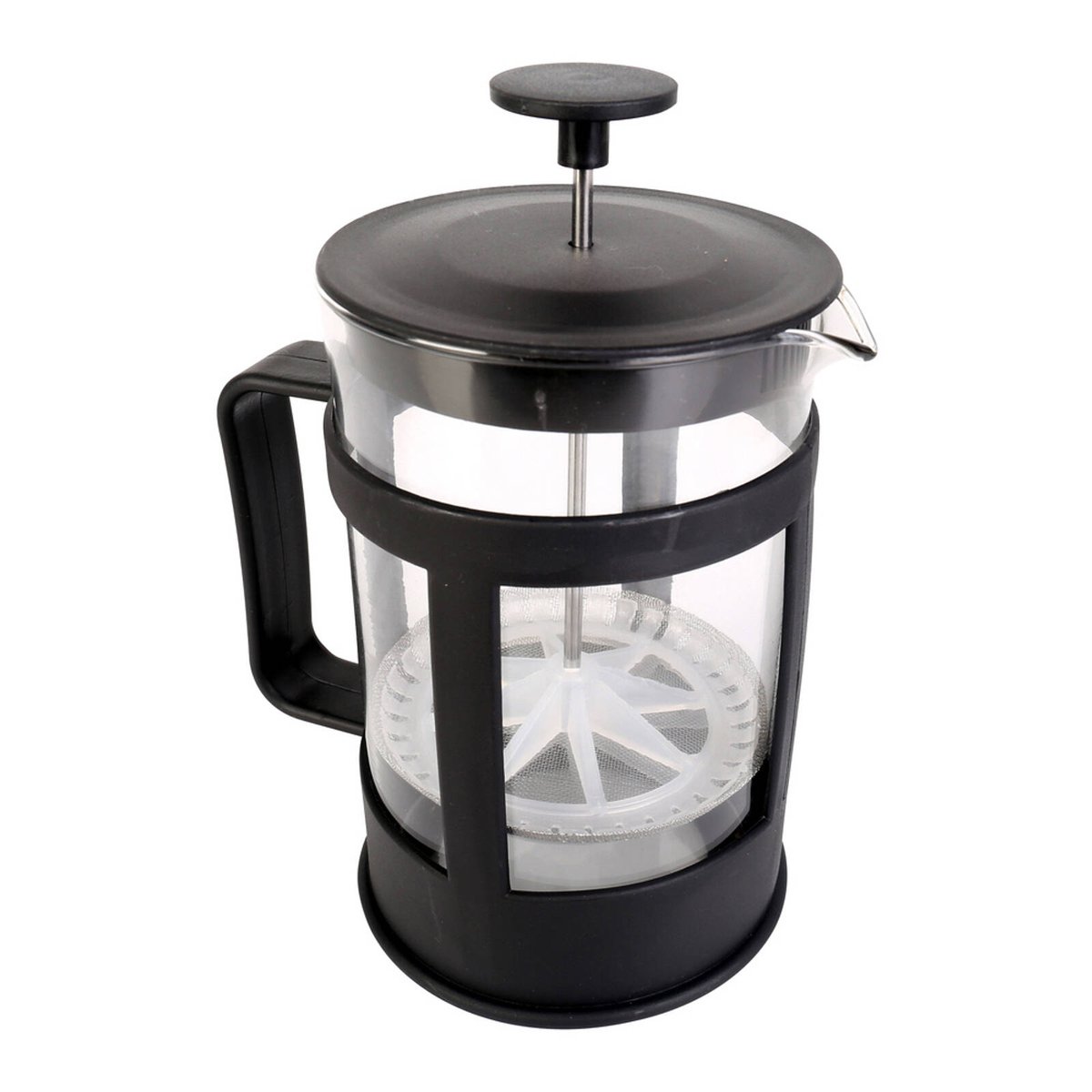 Home Expression 800ml Glass Coffee Plunger - Black - Bunnings Australia
