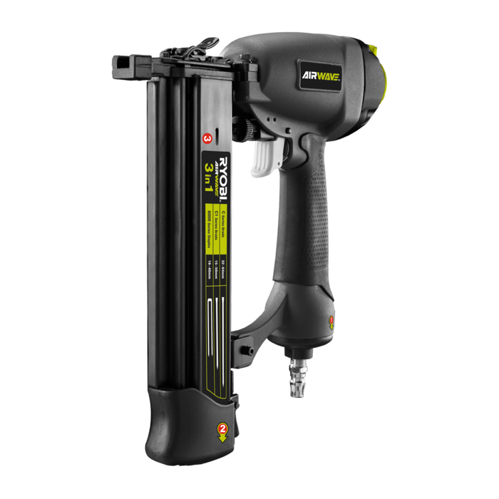 Ryobi Airwave 3 In 1 Air Brad Nailer And Stapler - Bunnings Australia