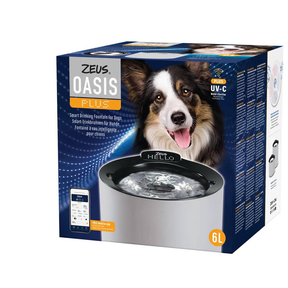 Zeus Oasis Plus Smart Drinking Fountain 6L - Bunnings Australia