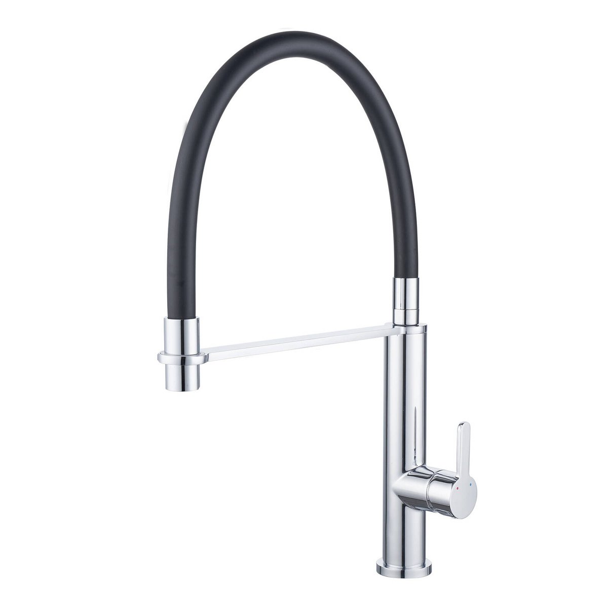 Estilo 25mm Chrome Rubber Coil Dual Function Pull Down Sink Mixer ...