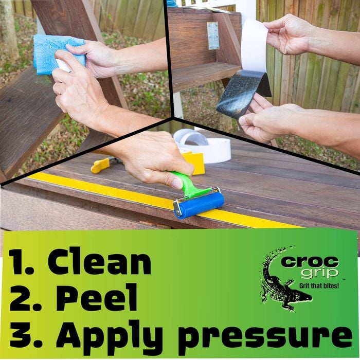 Croc Grip 5m x 50mm "Watch Your Step" Anti-Slip Tape - Bunnings Australia