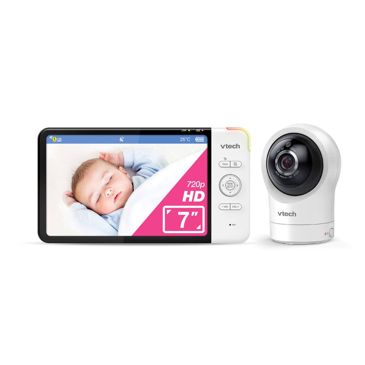 VTech HD Pan & Tilt Video Monitor With Remote Access - Bunnings Australia