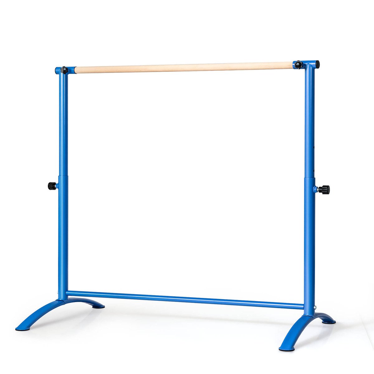 Costway 130 Cm Ballet Barre Bar 4-height Gymnastics Bar Dancing Blue ...