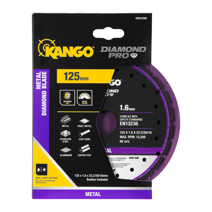 Kango 125mm Metal Diamond Blade - Bunnings Australia