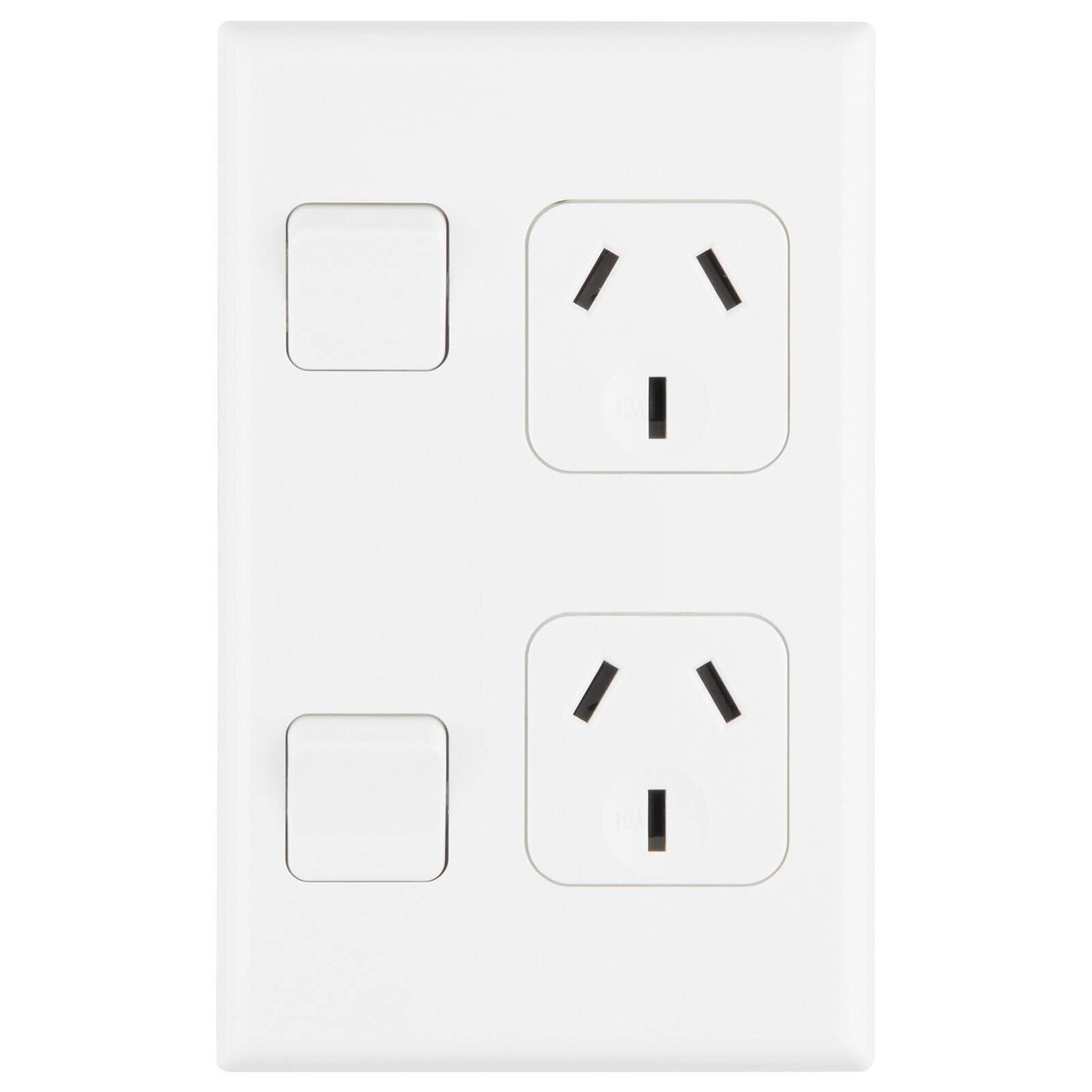 DETA X7 Double Vertical Power Point - 5 Pack - Bunnings New Zealand