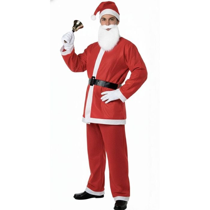 ADULT SANTA CLAUS COSTUME Suit Father Xmas Party Outfit Father ...
