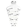 Vencha Crown 8 Ring LED Pendant Light - Chrome (5000K) - Bunnings Australia