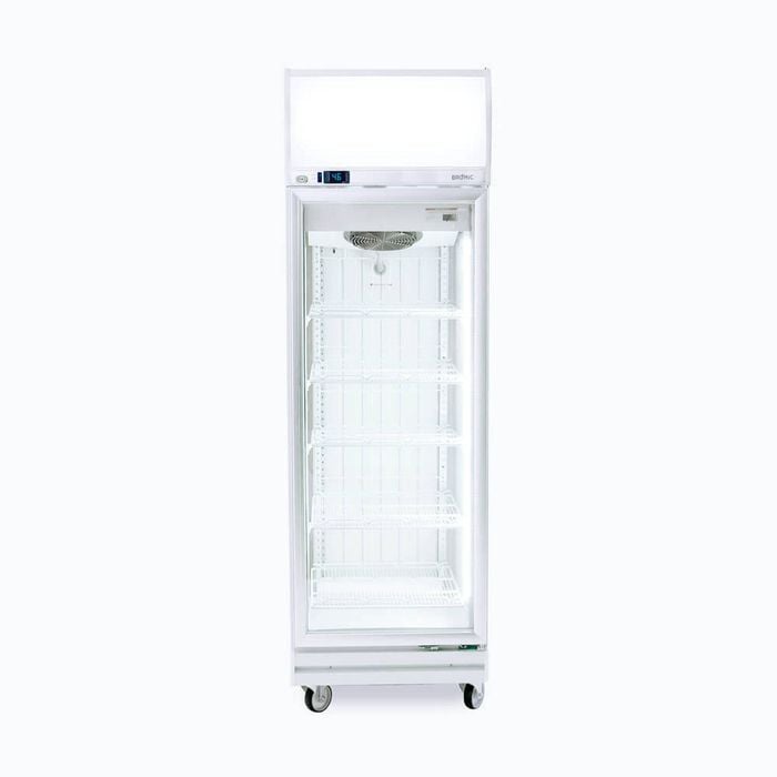Upright Display Freezer - 444L - 1 Door - Flat Glass - Lightbox ...