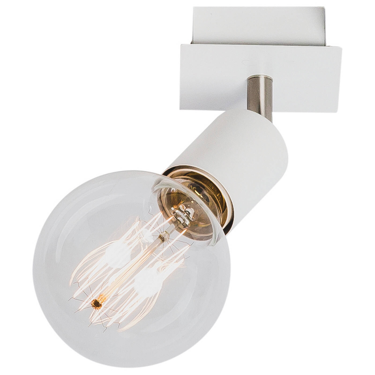 Mercator E27 Tiffany 1LT Spotlight White - Bunnings Australia