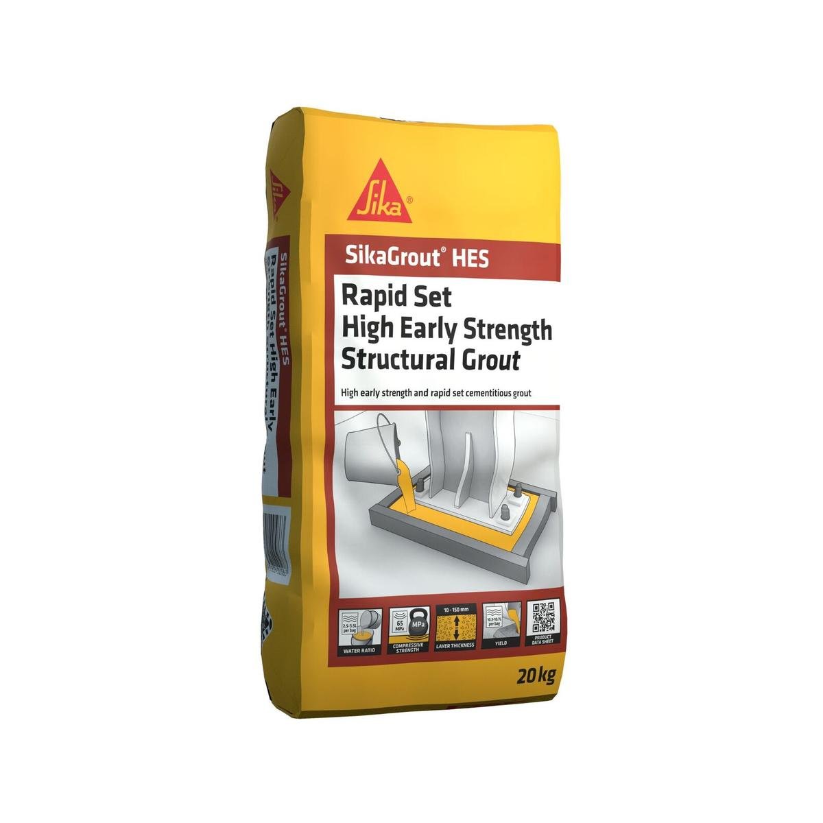 Sika Grout 20kg HES High Early Strength Structural Grout - Bunnings ...