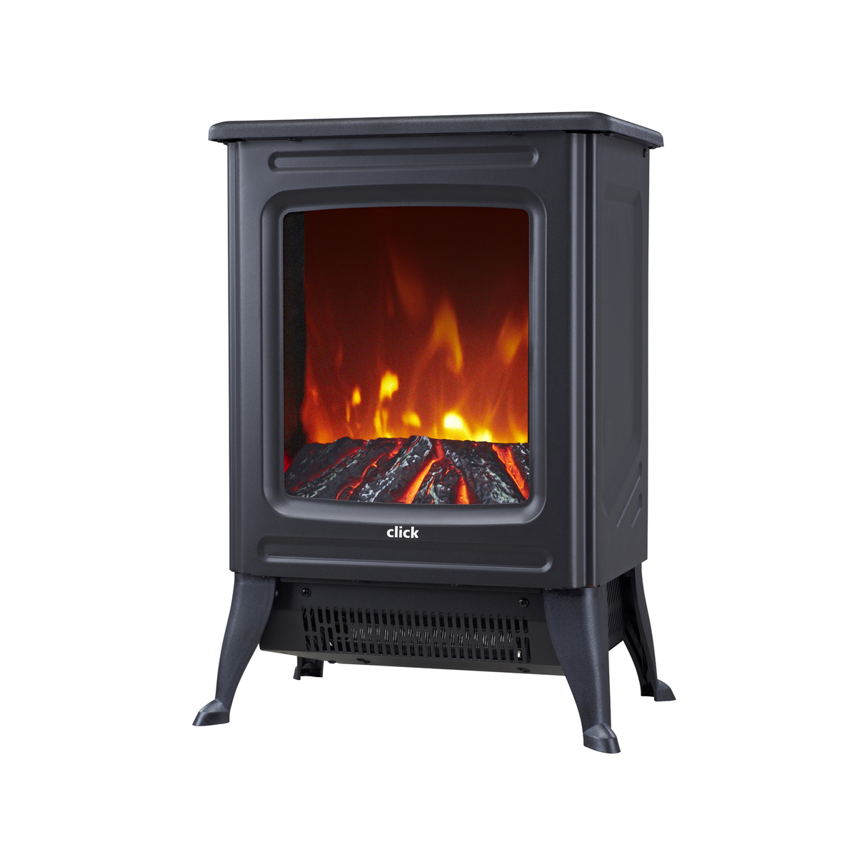 Click 1800W Flame Effect Heater - Bunnings Australia