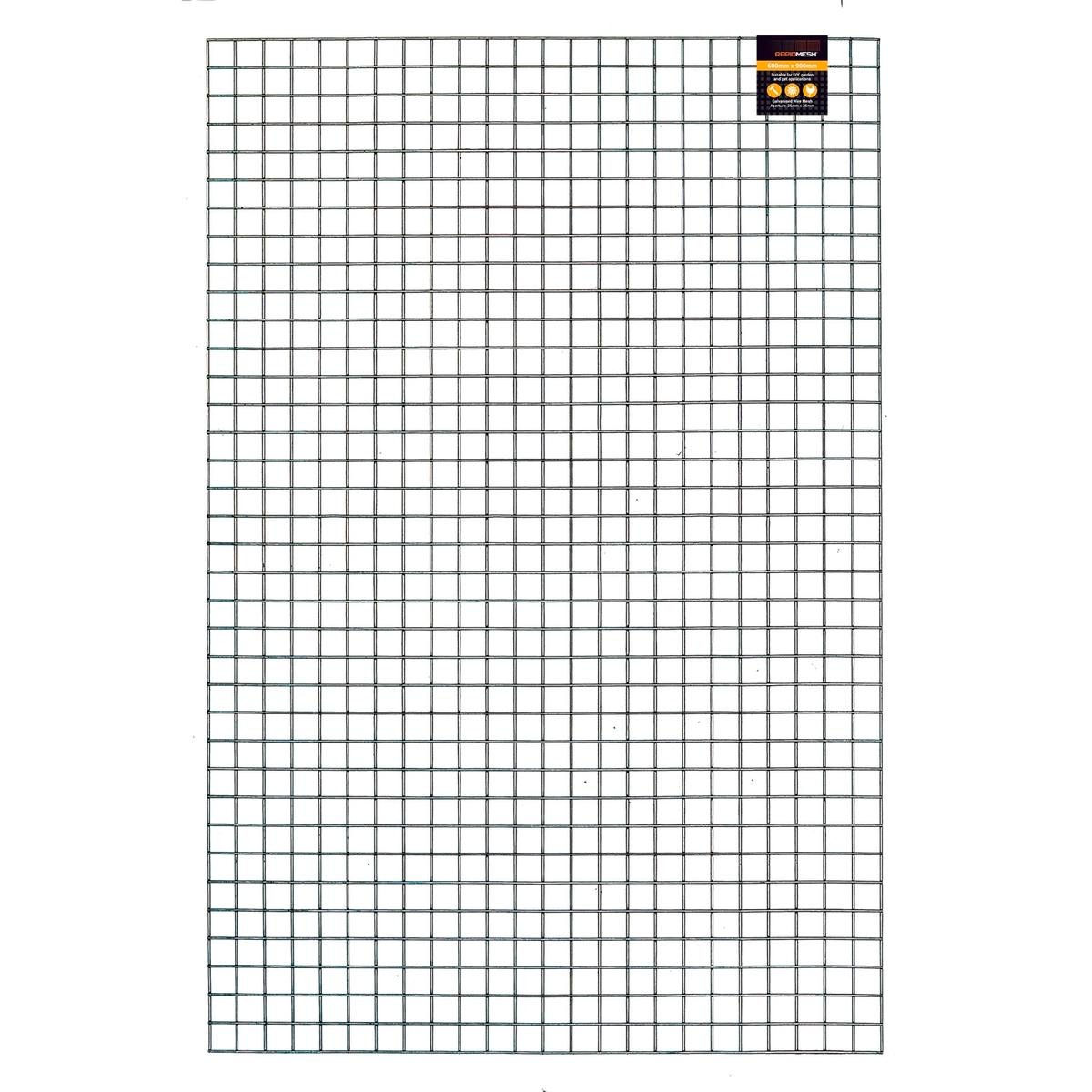 Rapid 600 x 900mm 25 x 25mm Silver Wire Mesh Panel - Bunnings Australia