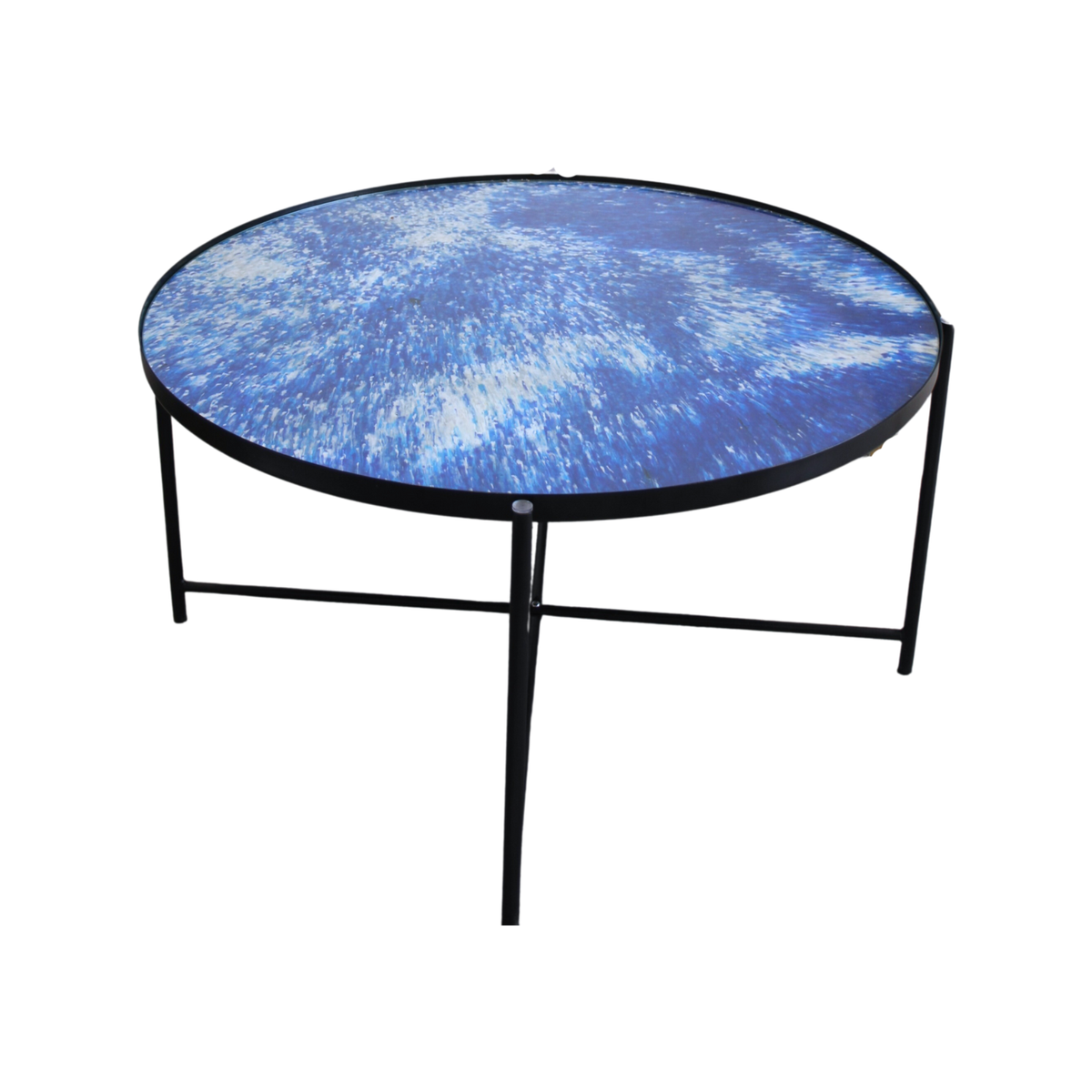 Resourceful Living 840mm terrazzo coffee table - Bunnings Australia