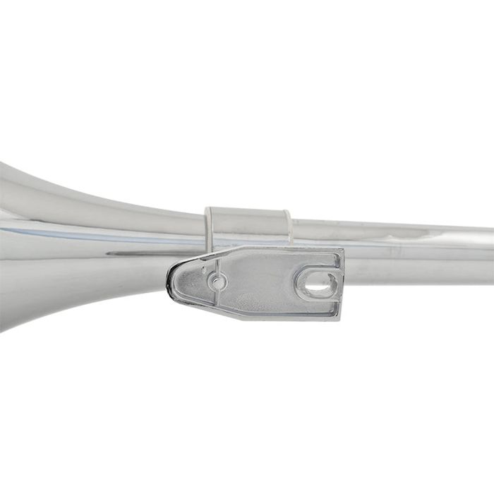 Chrome Single Round Trumpet Air Horn 630mm Long 12V/24V, Loud Truck ...
