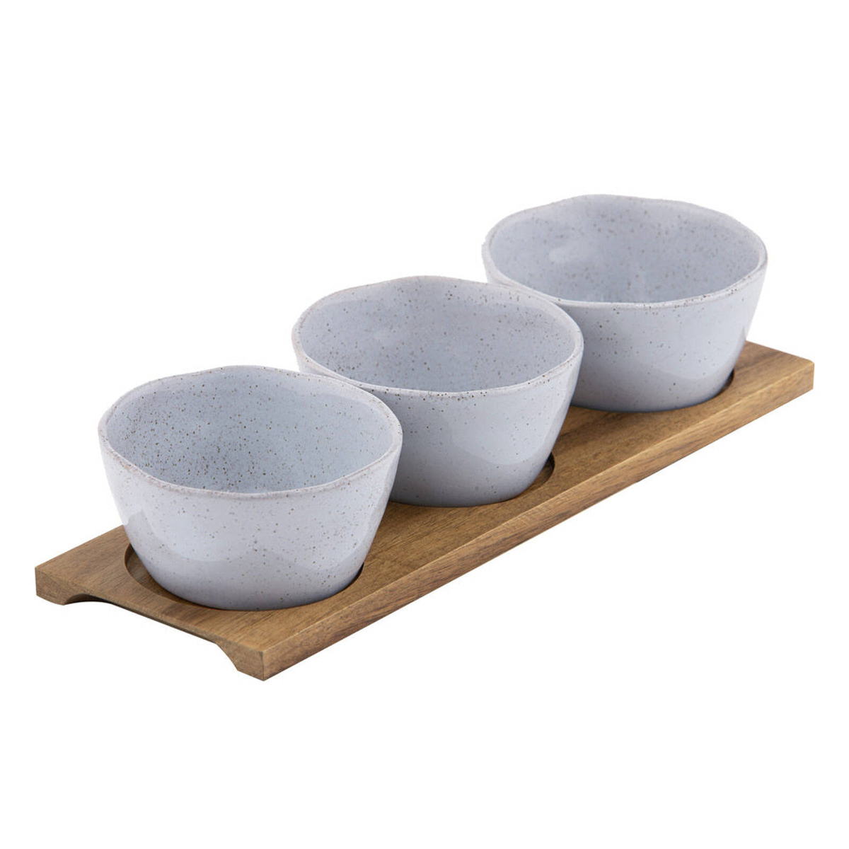 Ladelle Artisan Blue 4 Piece Bowl & Tray Set - Bunnings Australia