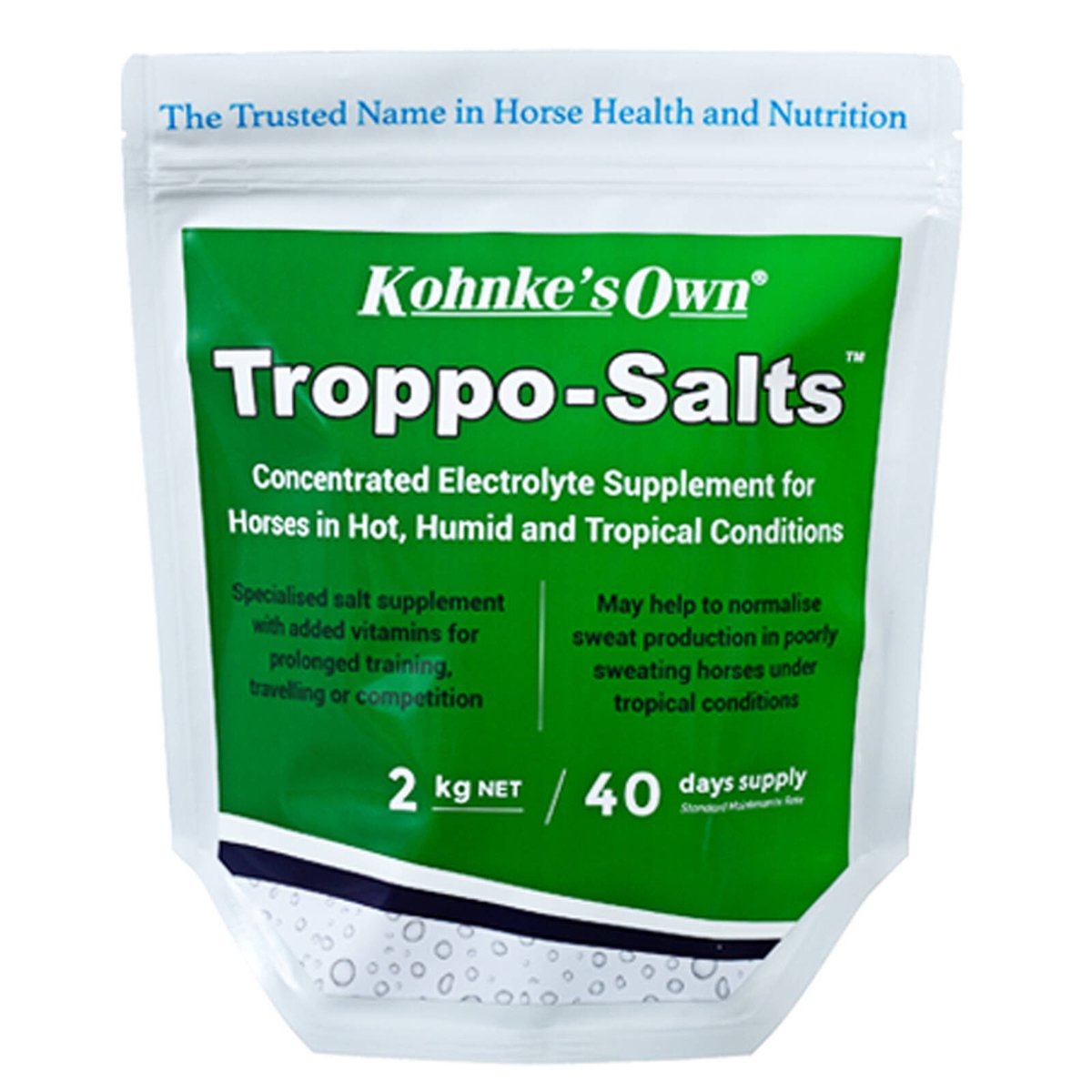 Kohnkes Own Troppo Salts Concentrated Mixed Salt Horse Supplement 2kg ...