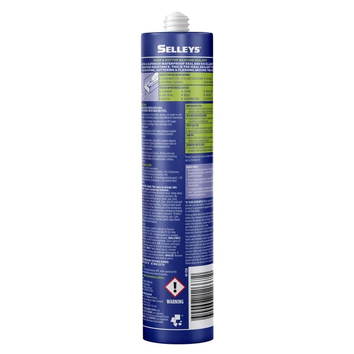 Selleys 300g Surfmist Roof And Gutter Silicone Waterproof Sealant ...