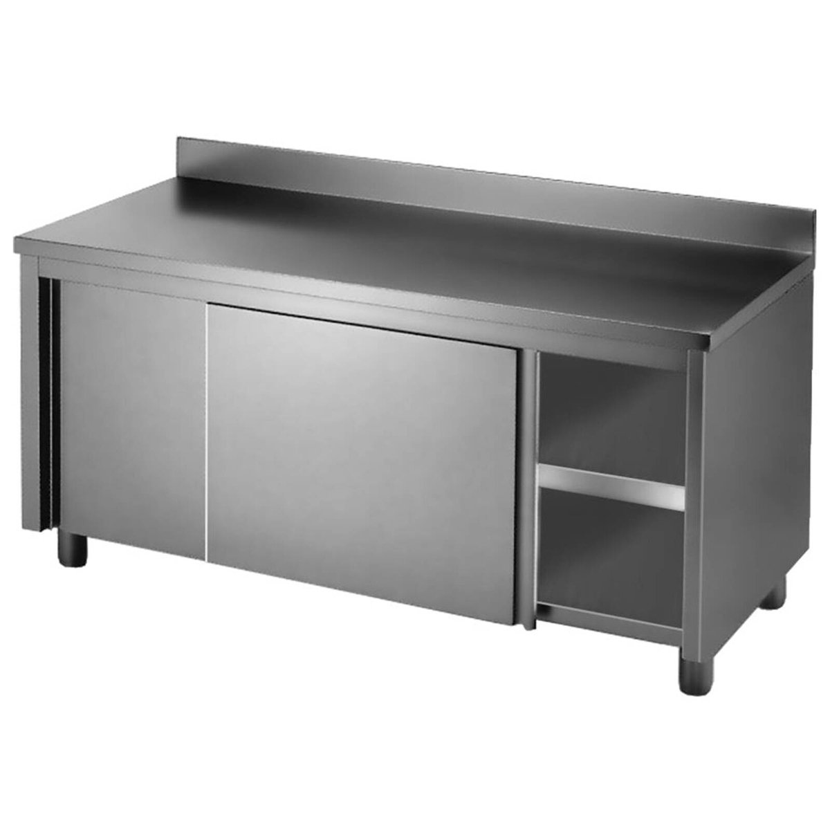 DTHT-1800B-H Kitchen Tidy Workbench Cabinet with Splashback - Bunnings ...