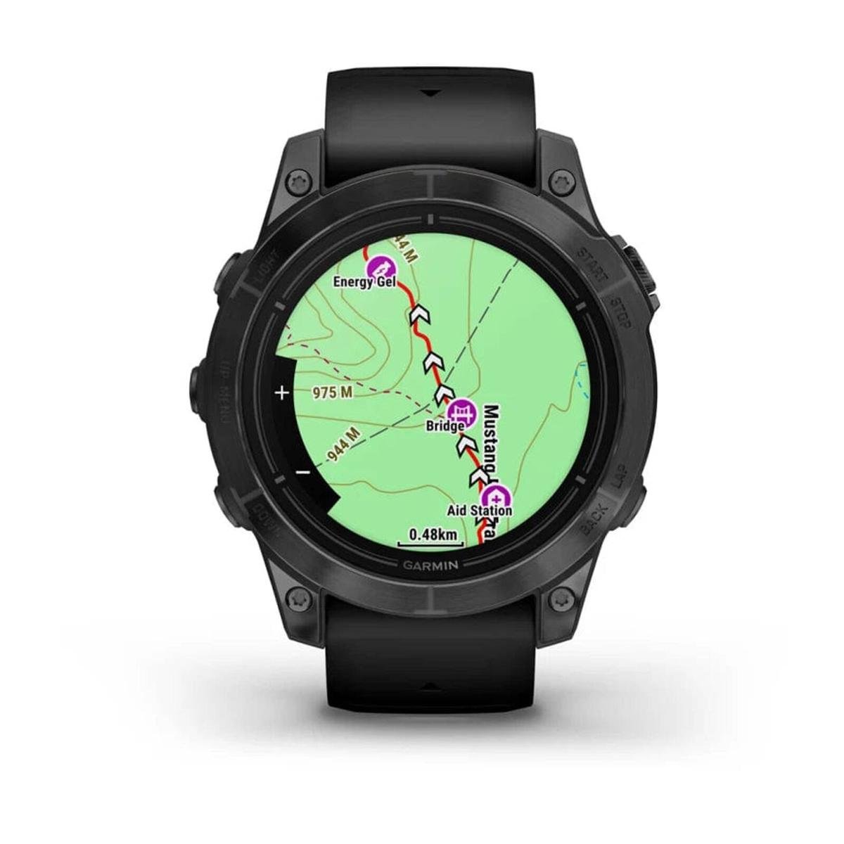 Garmin epix Pro (Gen 2) Pro/Standard Ed 47mm Slate Grey w/ Blk Band ...