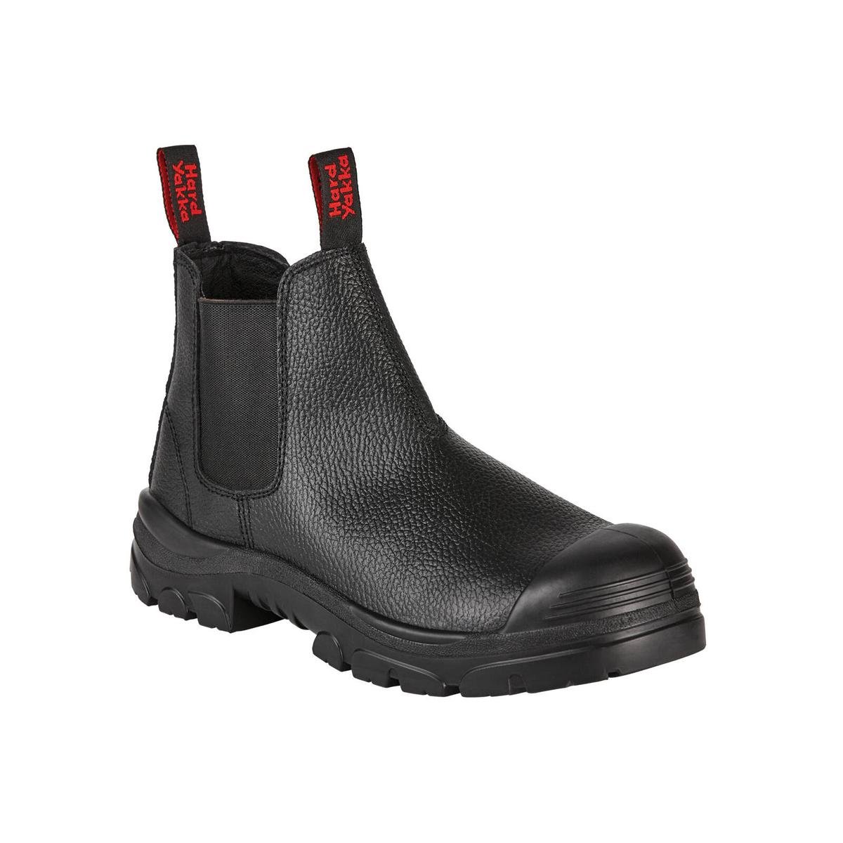 Hard Yakka Size 6 Black Grit Safety Boots - Bunnings Australia