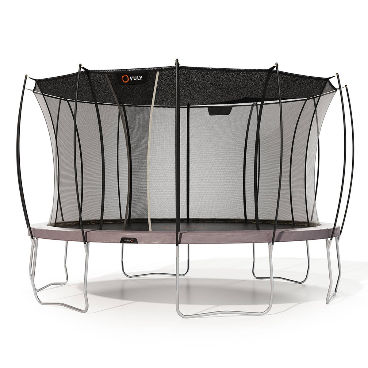 VULY Ultra 2 Extra Large 14ft Trampoline with Enclosure - Round Kids Trampolines Bundle With ...