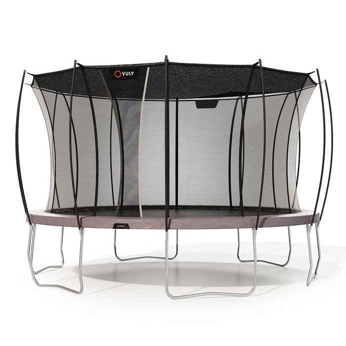 VULY Ultra 2 Extra Large 14ft Trampoline with Enclosure - Round Kids Trampolines Bundle With ...