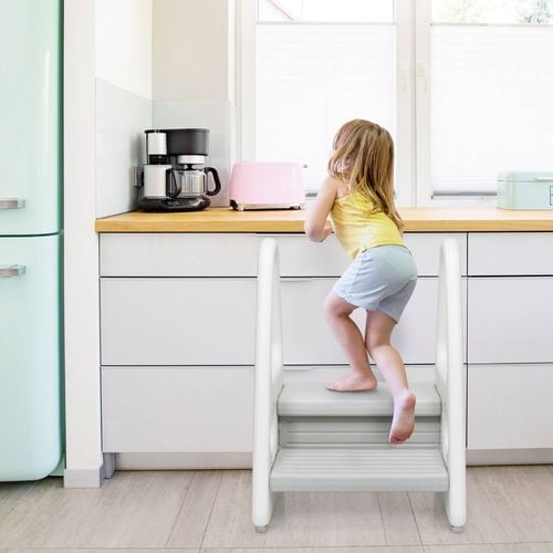 Costway 2-Tier Step Ladder kidren Chair Green - Bunnings Australia
