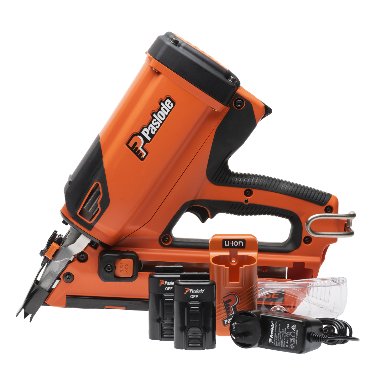 Paslode Cordless Lithium-Ion Impulse FrameMaster PowerVent Nail Gun ...
