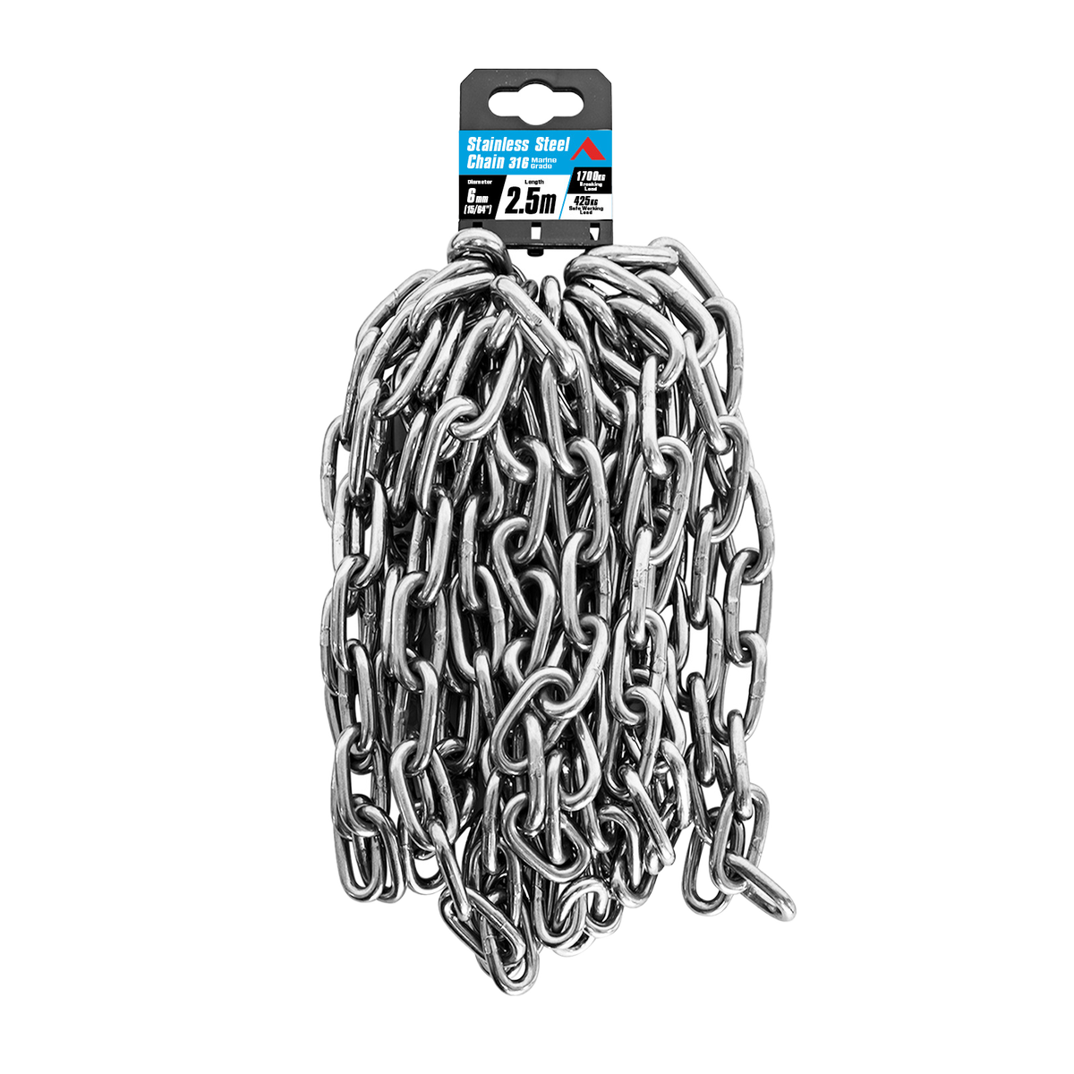 Pinnacle 6mm 15/64" x 2.5m Stainless Steel Chain - Bunnings New Zealand