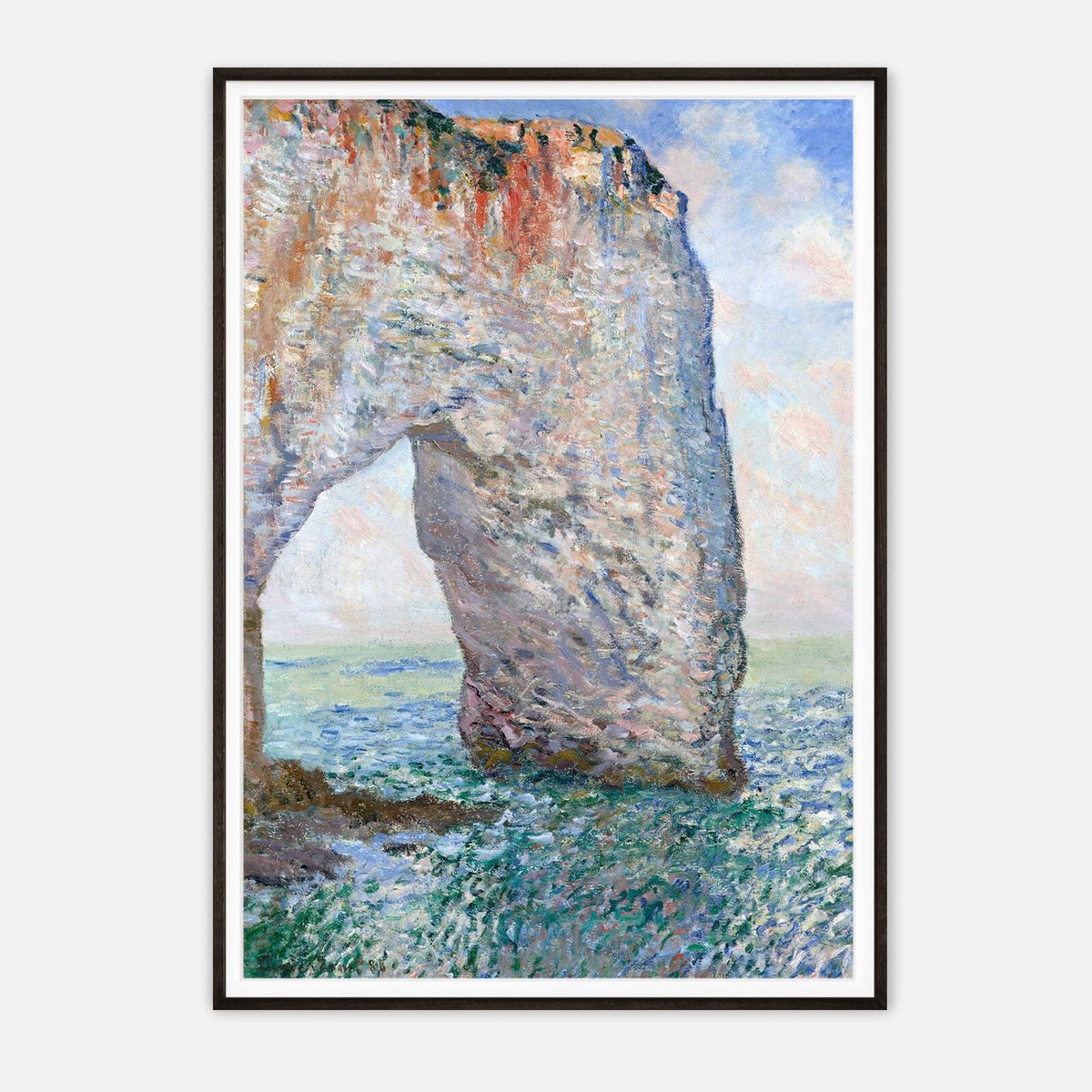 Galrie The Stunning Manneporte Cliffs Artwork by Claude Monet (1886 ...