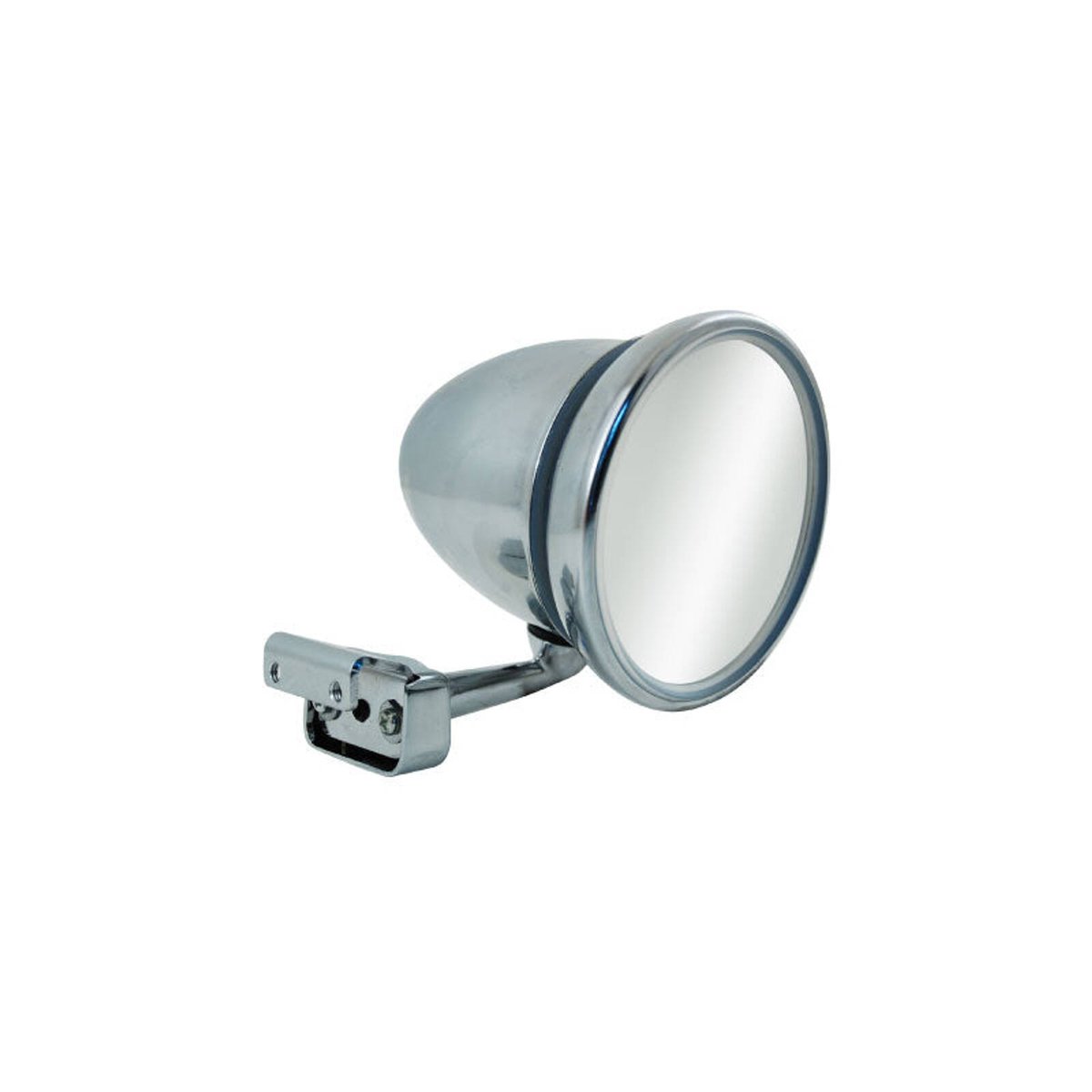 Chrome Bullet Side Mirror, Door Mounted, Hot Rod - Bunnings Australia