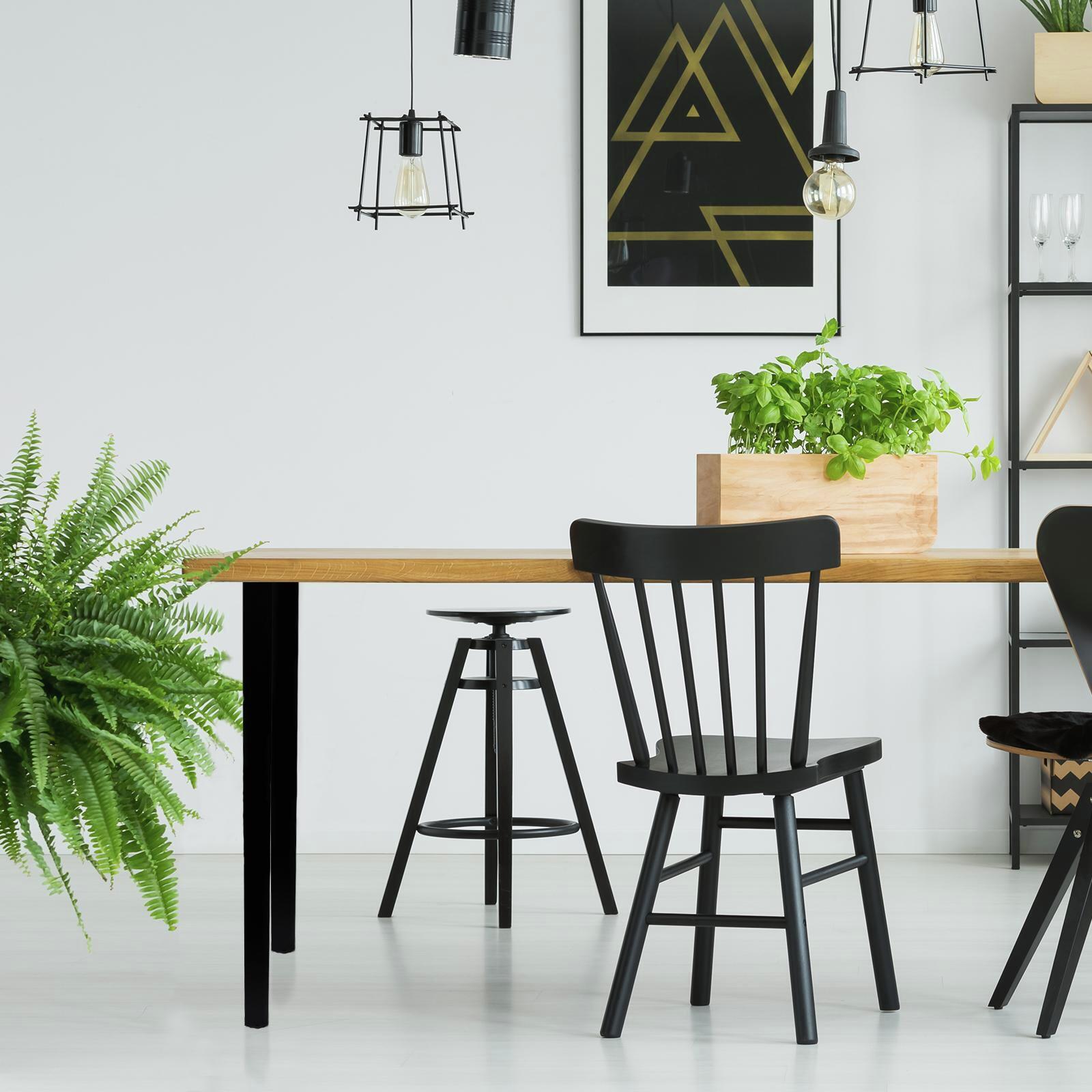 Adoored 40 x 710mm Black Square Adjustable Furniture Leg Bunnings Australia