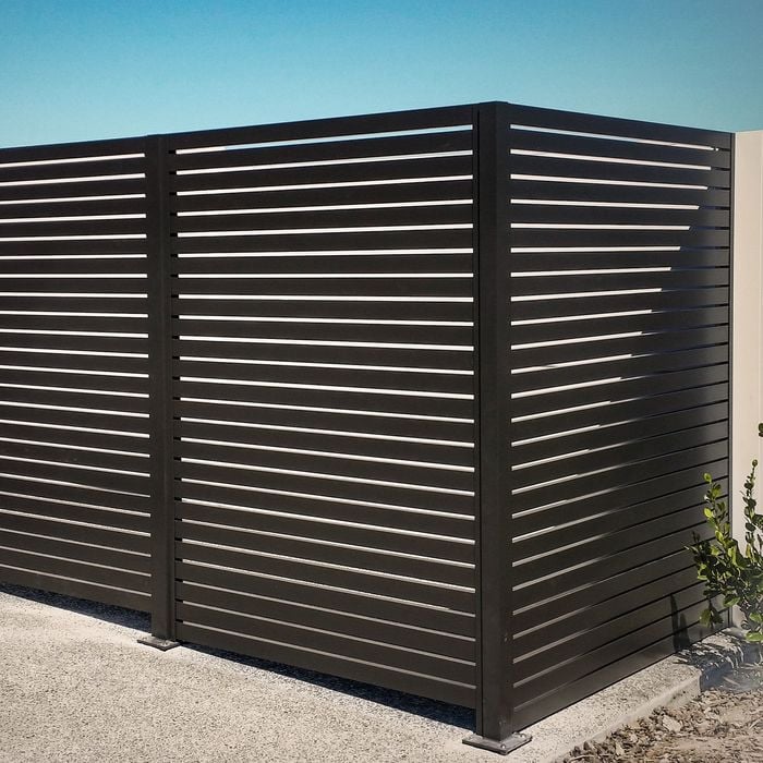 Sector Panel Fencing 1.8m Ebony Breezeline Fence Panel - Bunnings New ...