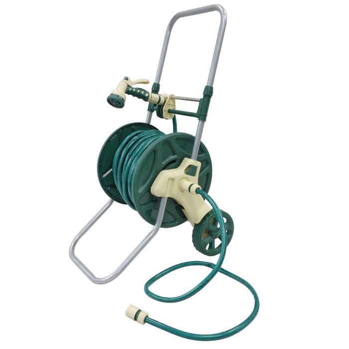 Garden Basics 30m Hose Reel set - Bunnings Australia