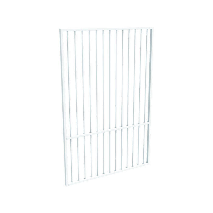 ProtectorAl 800 - 1200 x 1800mm Pearl White Aluminium Flat Top Pool ...