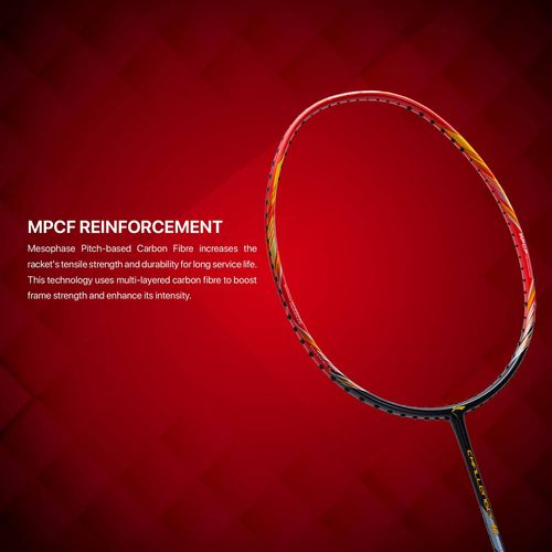 Li-Ning Challenger 42 Boost Carbon Graphite Strung Badminton Racket, 30 ...